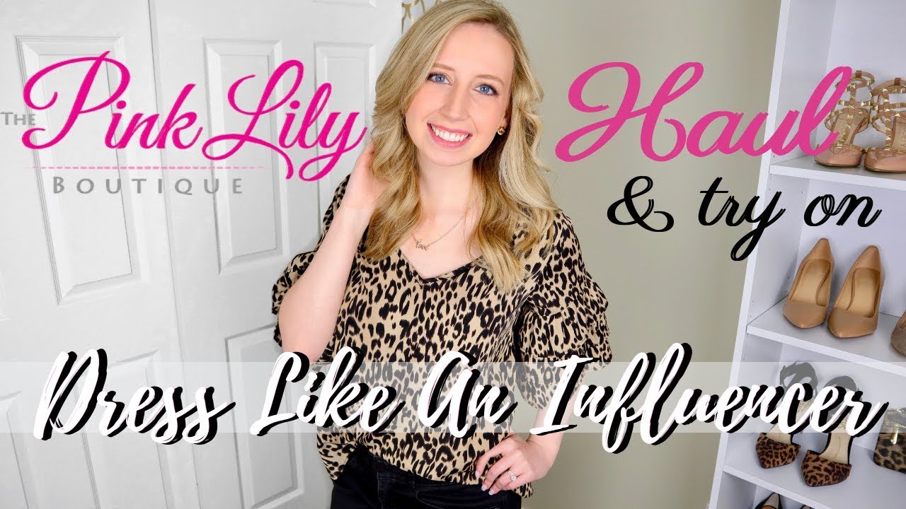 Pink Lily Haul [DRESS LIKE AN INFLUENCER] - YouTube