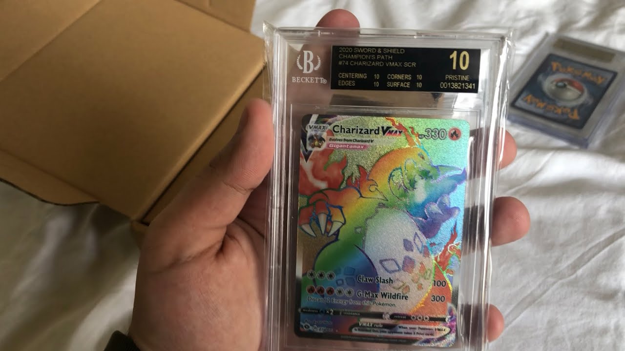 Beckett Black Label Charizard in my BGS Pokemon Returns! - YouTube