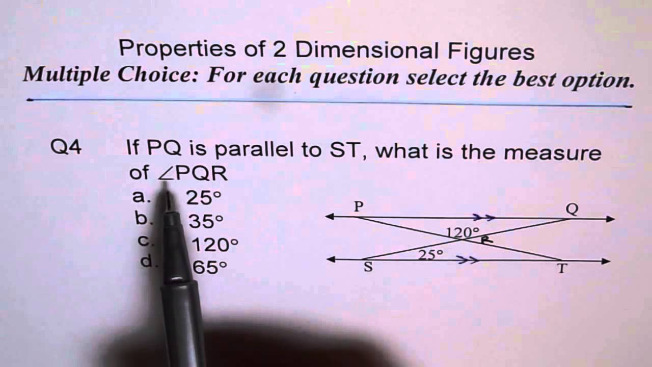 Parallel Lines and Angles formed by 2 Transverse Lines Q4 - YouTube