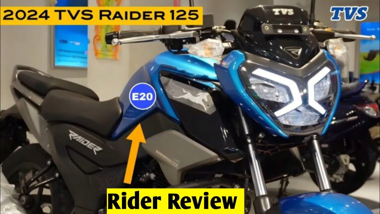 New TVS RAIDER 125 Mattle Blue || New Model TVS RAIDER 2024 - YouTube