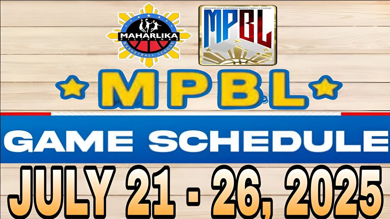 🔴 MPBL FULL GAMES SCHEDULE | JULY 21 - 27, 2025 | WEEKLY GAME RESULT ...