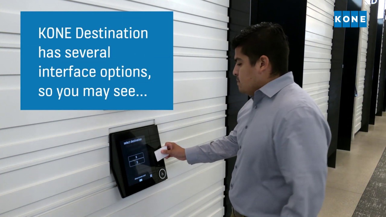 KONE Destination in 3 Simple Steps - YouTube