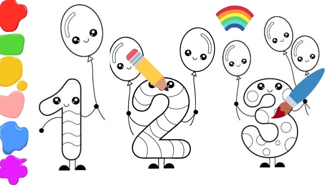 kids Learning videos , learn number 123 , number song , counting ...