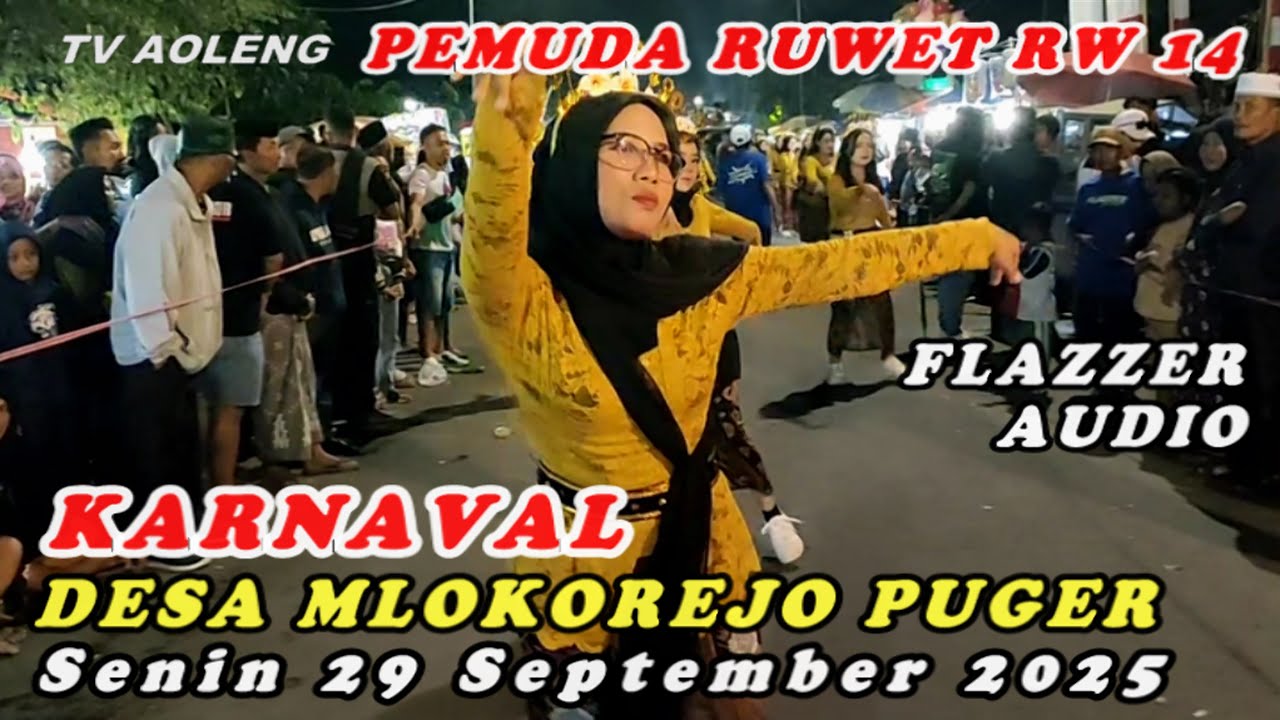 KARNAVAL DESA MLOKOREJO PUGER JEMBER HUT RI KE 80 \\ PEMUDA RUWET RW 14 ...