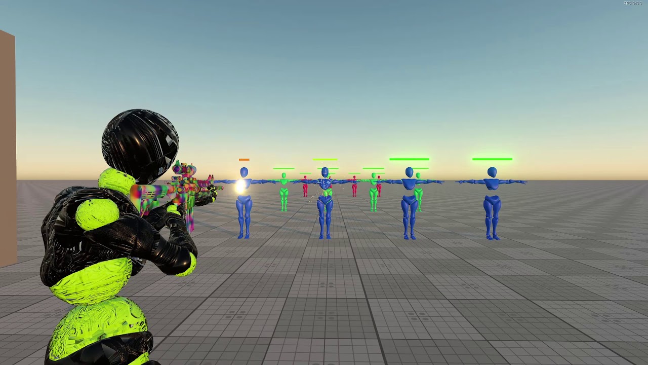 Unigine Engine | Third Person Shooter || Movement, Camera Transition ...