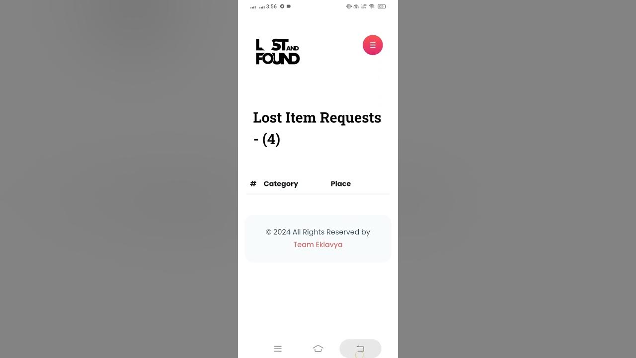LOST & FOUND APP Created by Me and also build a database #reactnative #lostandfound # ...