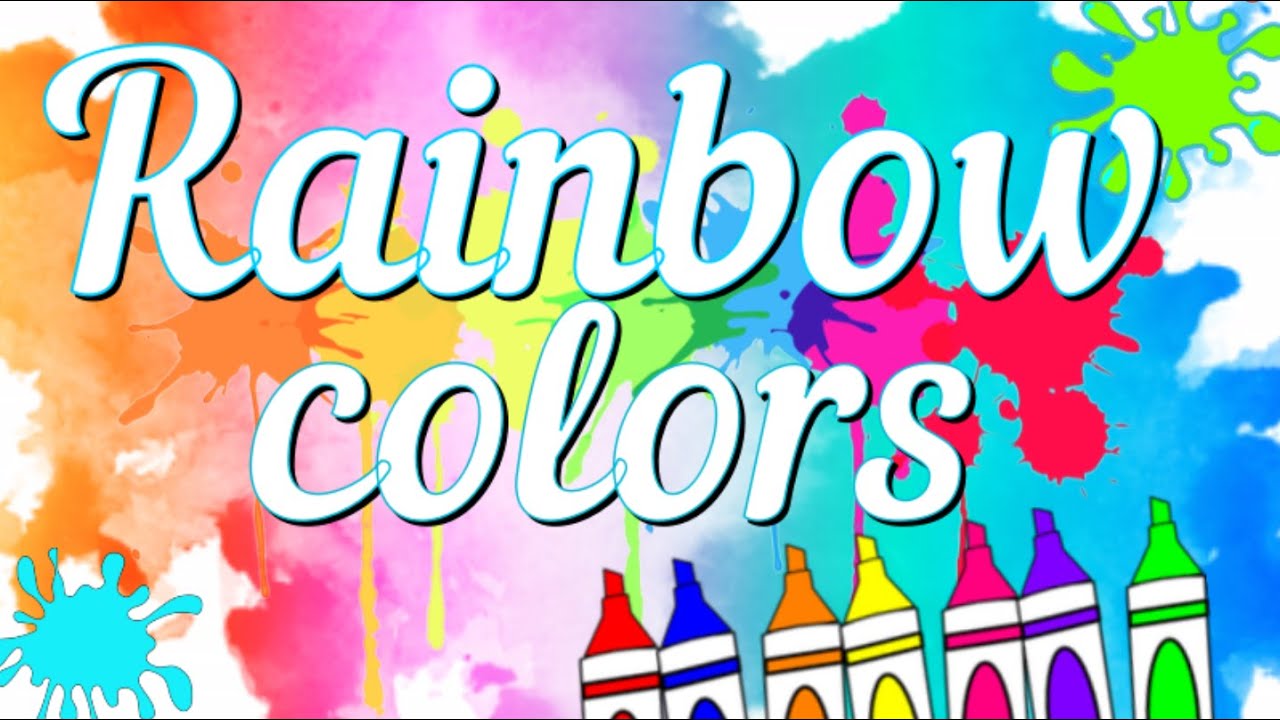 English Time - 🌈 Impariamo i nomi dei colori dell’arcobaleno con un ...
