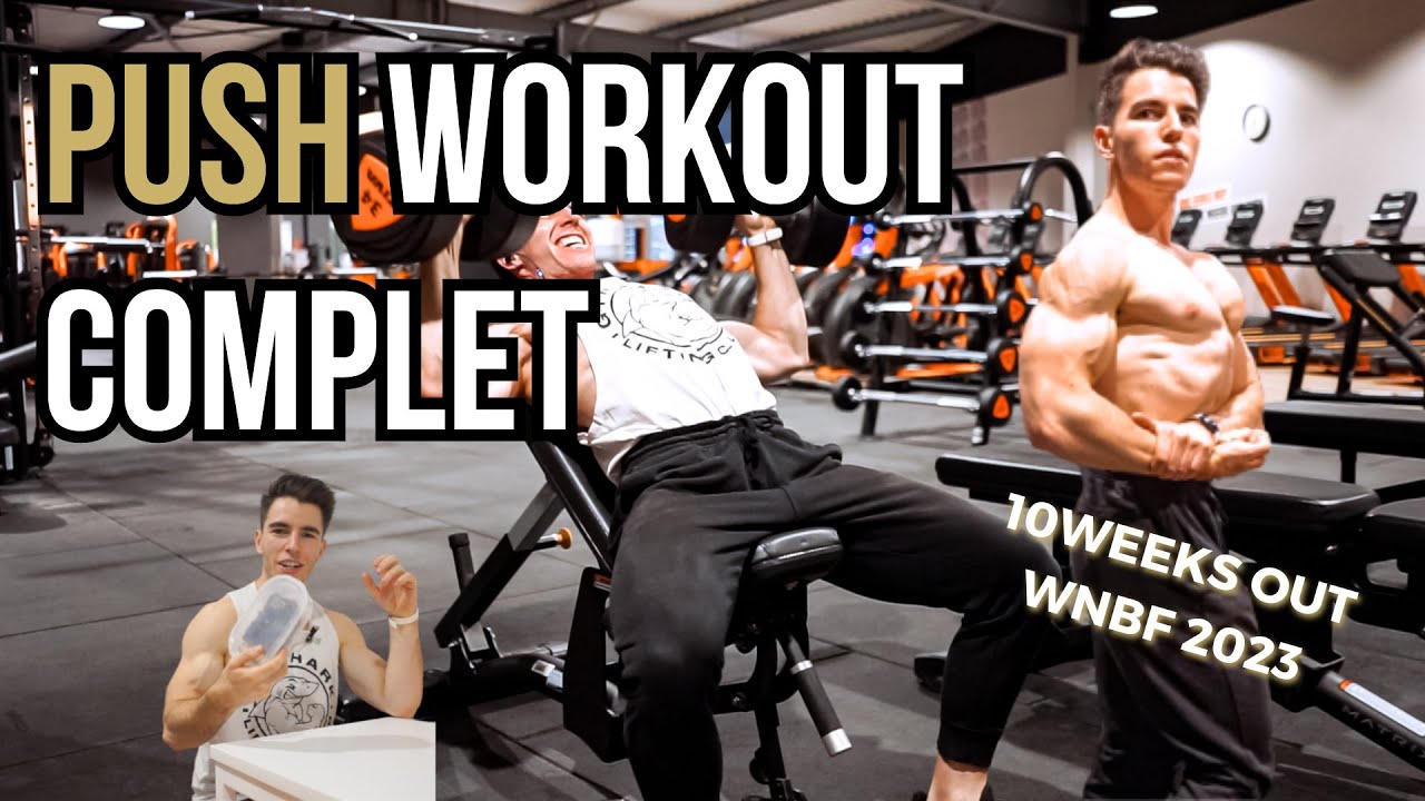 ENTRAÎNEMENT COMPLET PECS ÉPAULES TRICEPS / PRÉPA WNBF / BODYBUILDING ...