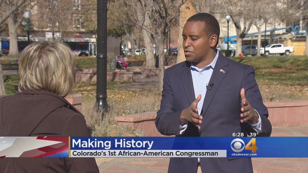 First African American Congressman In Colorado Has High Hopes - YouTube