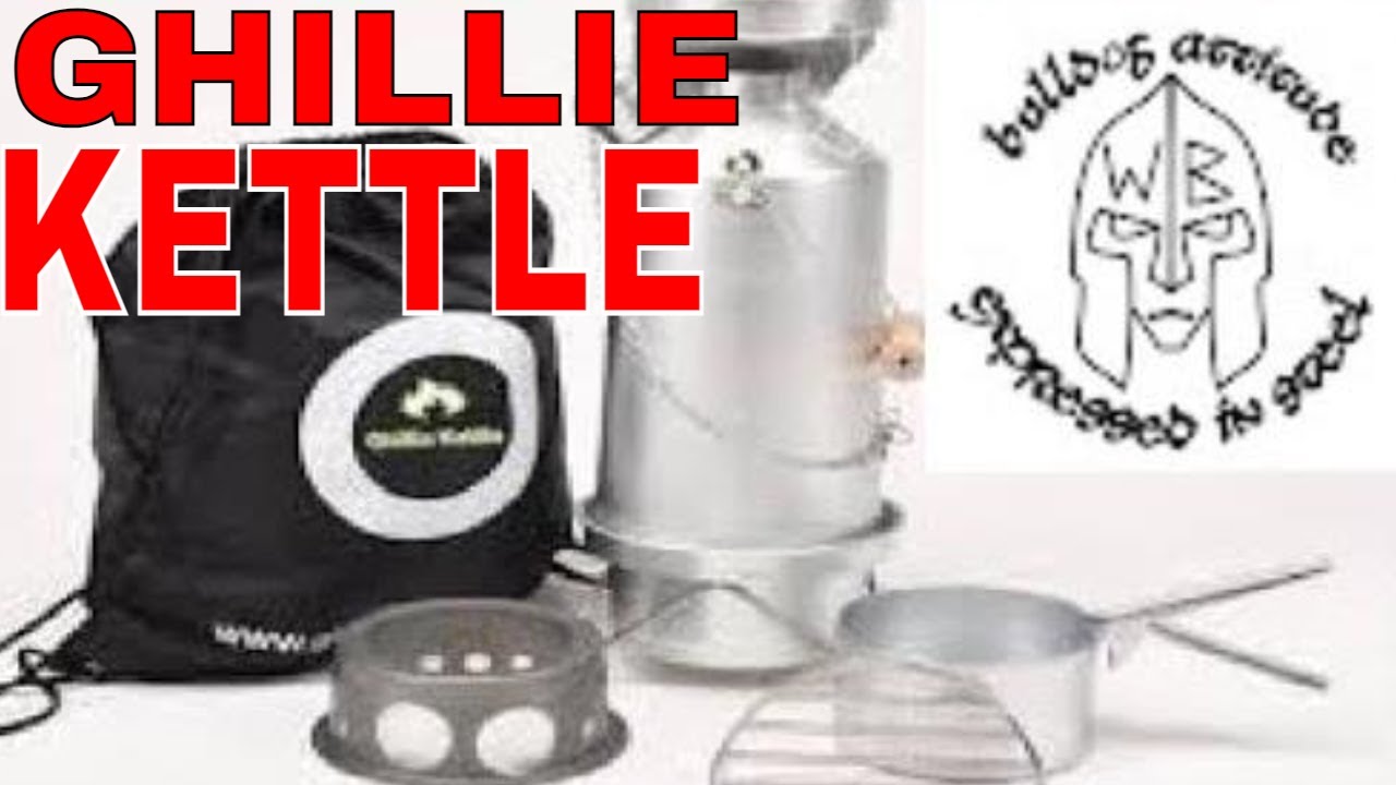 Ghillie Kettle wood burning stove, outdoor gear review - YouTube