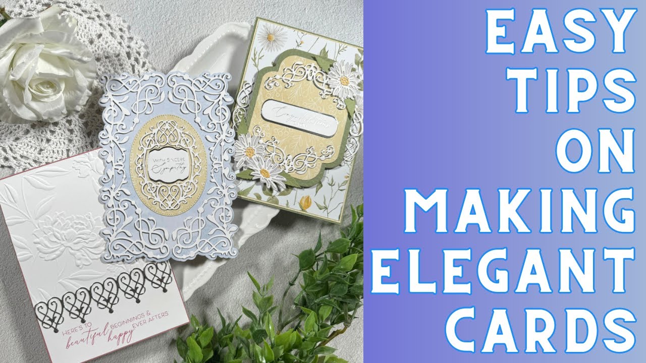 Tips & Ideas for Making Elegant Handmade Cards | Spellbinders Timeless ...