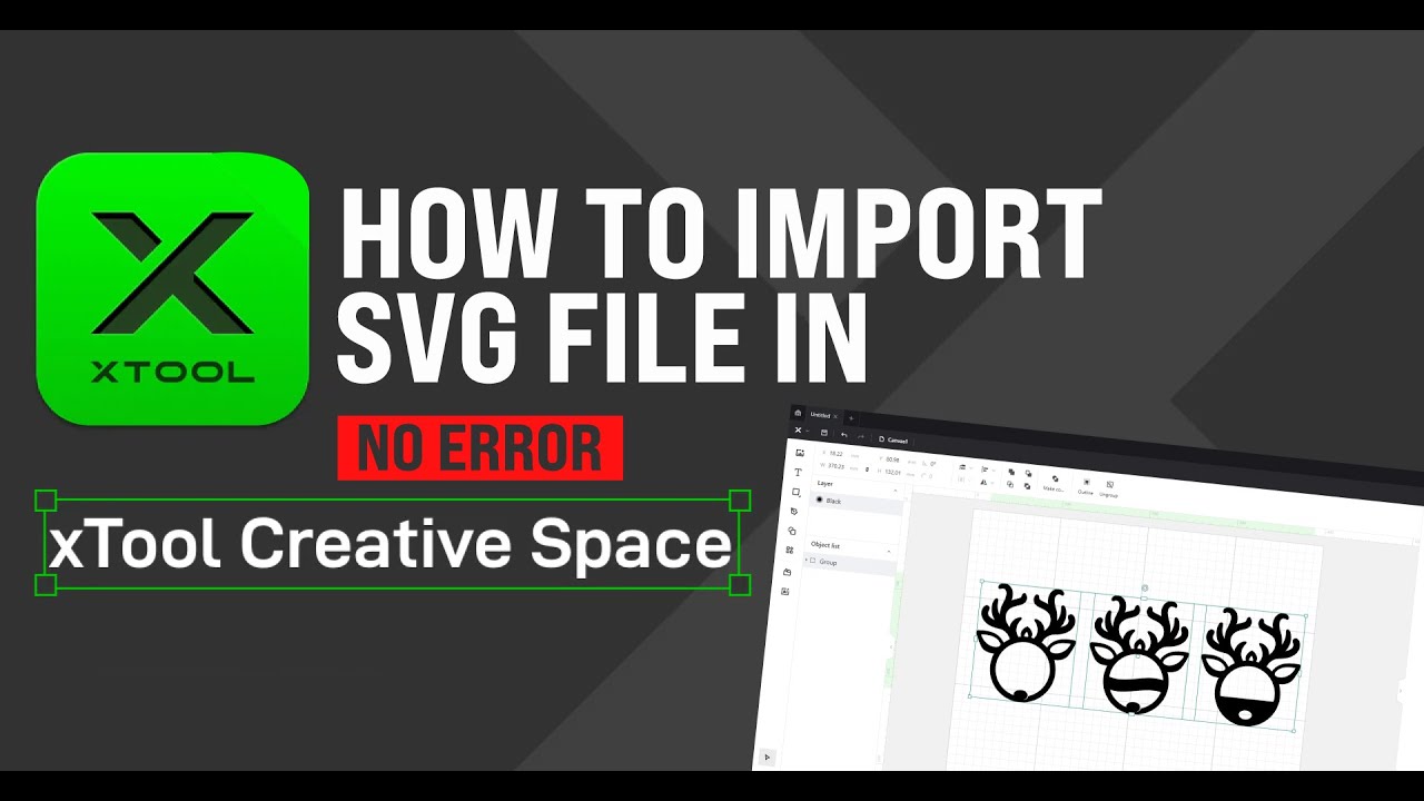 How to Import SVG Files in Xtool – Easy Tutorial - YouTube