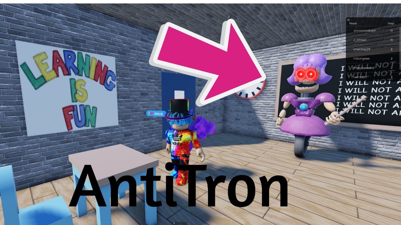 I ESCAPED MISS ANTITRON IN ROBLOX! - YouTube