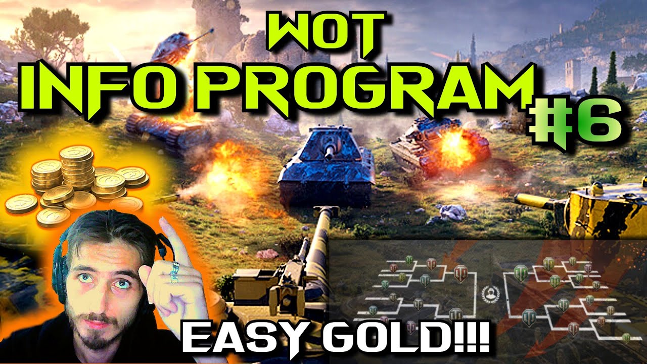 How to make easy gold in WoT Info Prog. #6 + Gameplay | World of Tanks ...