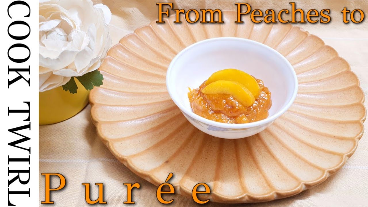 Peach Puree Recipe from Fresh Peaches | Homemade with Simple ...