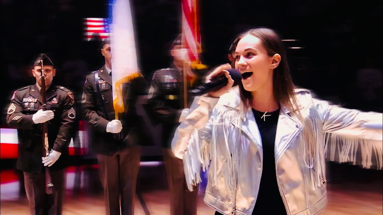 Kenadi Dodds 2024 National Anthem - YouTube