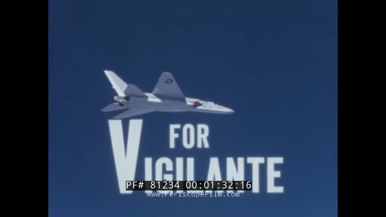 NORTH AMERICAN A3J VIGILANTE / A-5 AIRCRAFT PROMOTIONAL FILM 81234 ...
