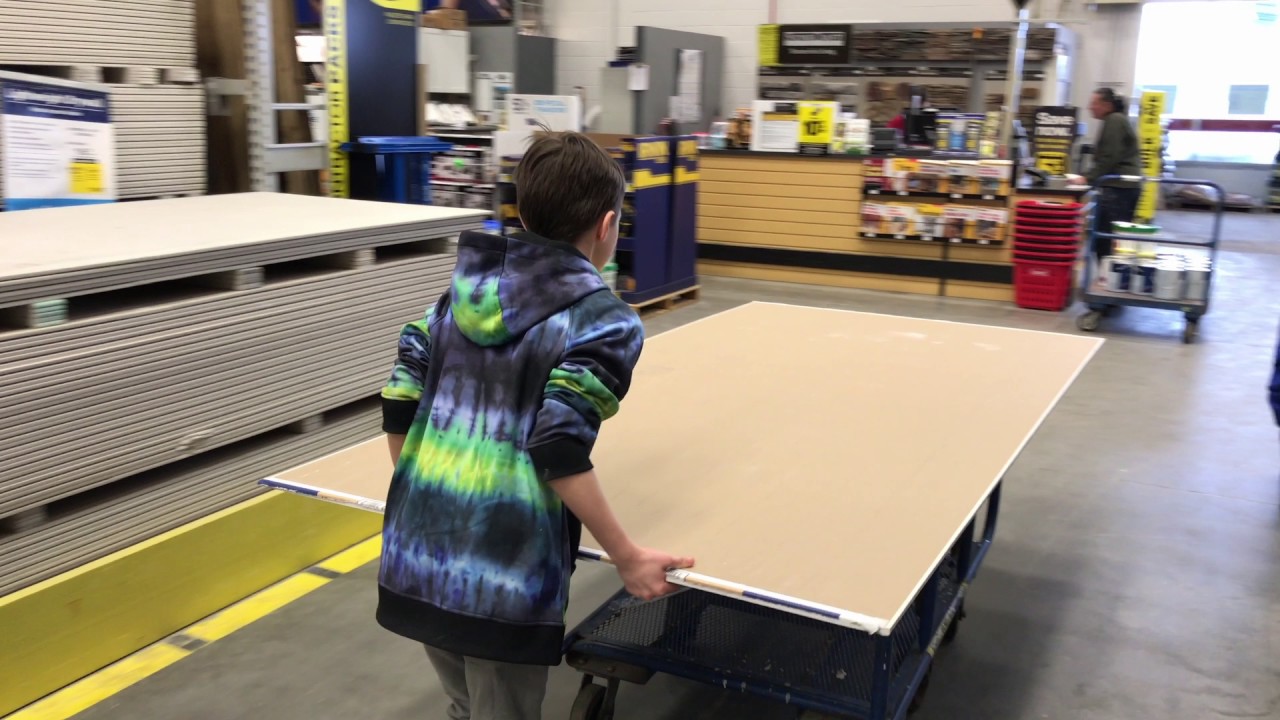 How to load sheetrock - YouTube