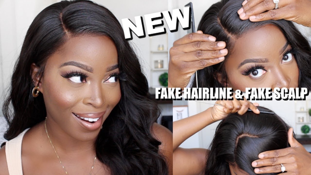 *NEW* FAKE SCALP & FAKE HAIRLINE WIG 😱 EVERYTHING IS DONE FOR YOU - YouTube