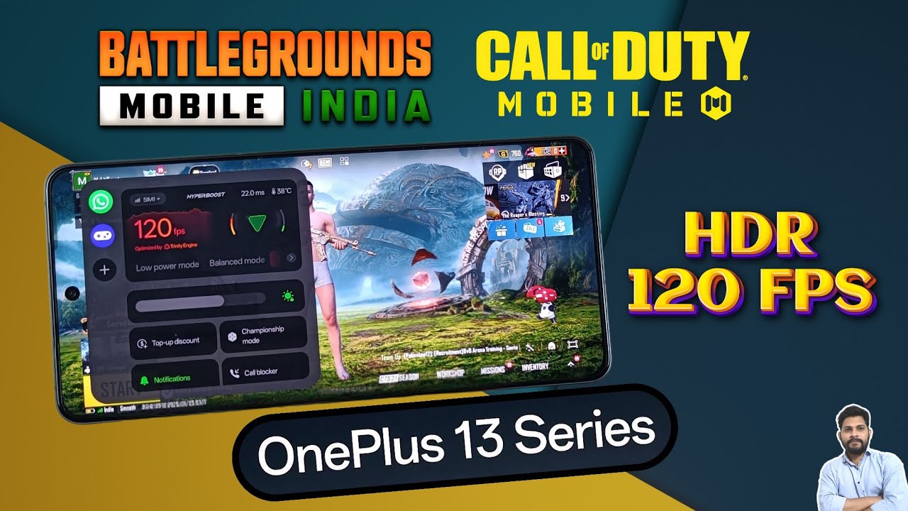 OnePlus 13 Series : How To Play BGMI & COD In HDR At 120FPS? - YouTube