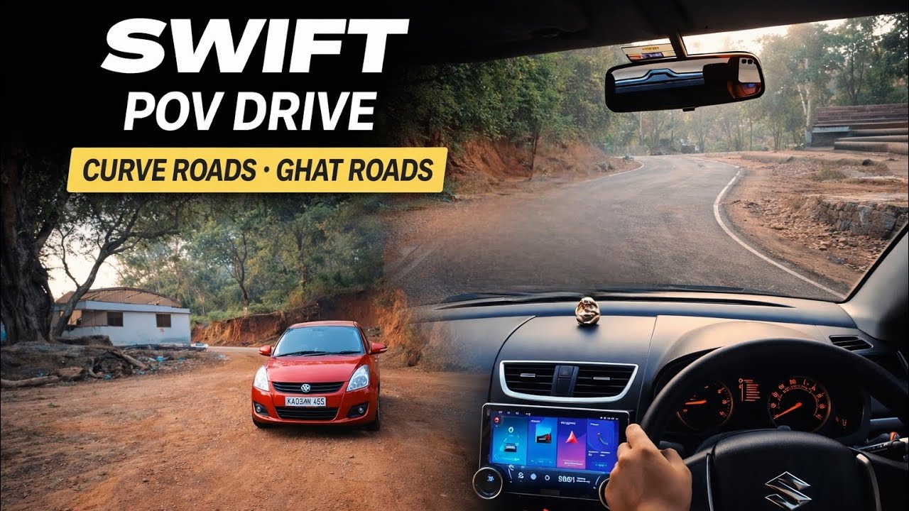 POV Drive | ASMR Driving | Curve Roads | Ft. Swift 2013 | How to Drive ...