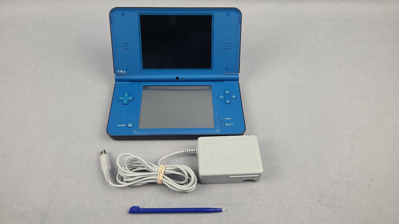 Nintendo DSi XL Blue Handheld Video Game Console Description On Ebay US ...