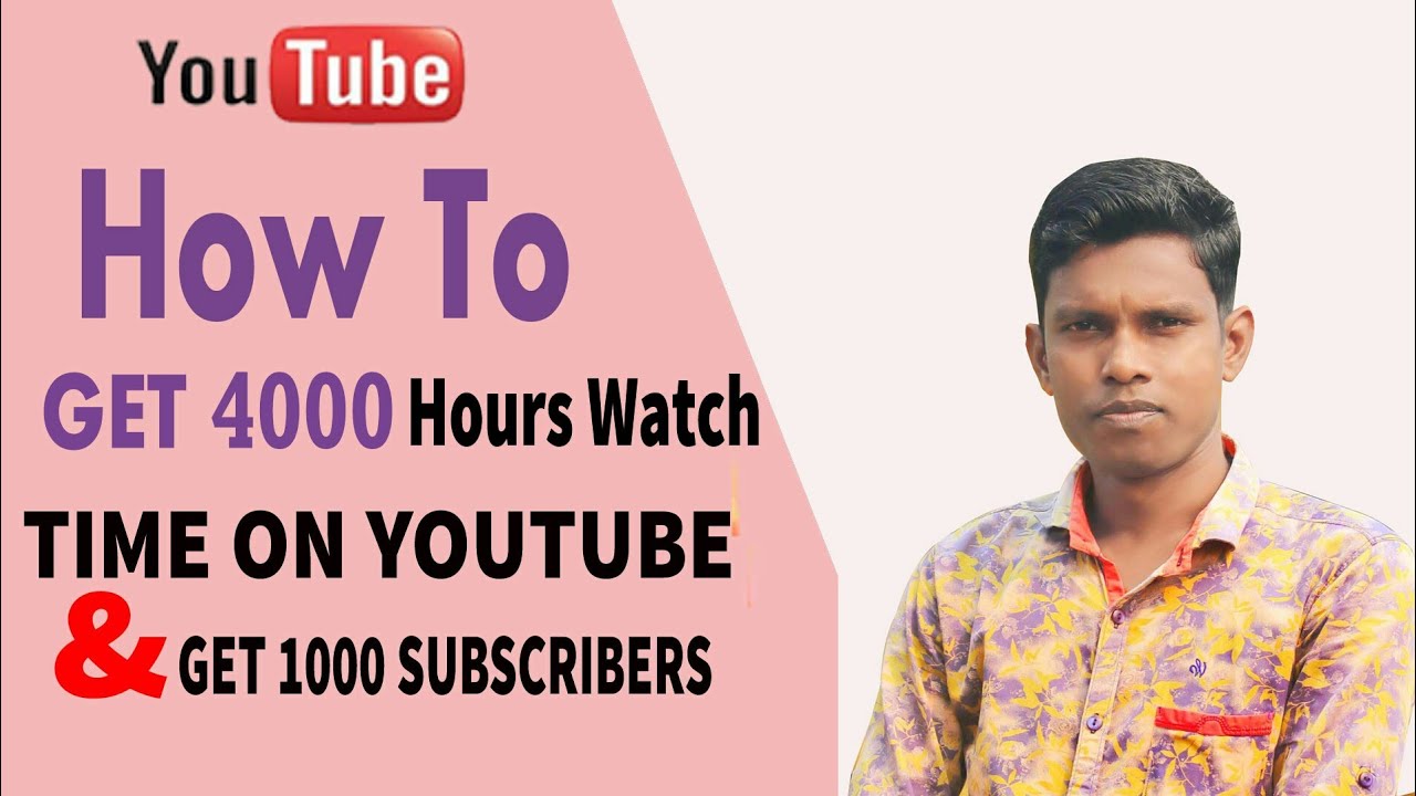 How To Get 1000 Subscriber And 4000 Hours Watchtime For Free YouTube how-to-get-1000-subscriber-and-4000-hours-watchtime-for-free-youtube