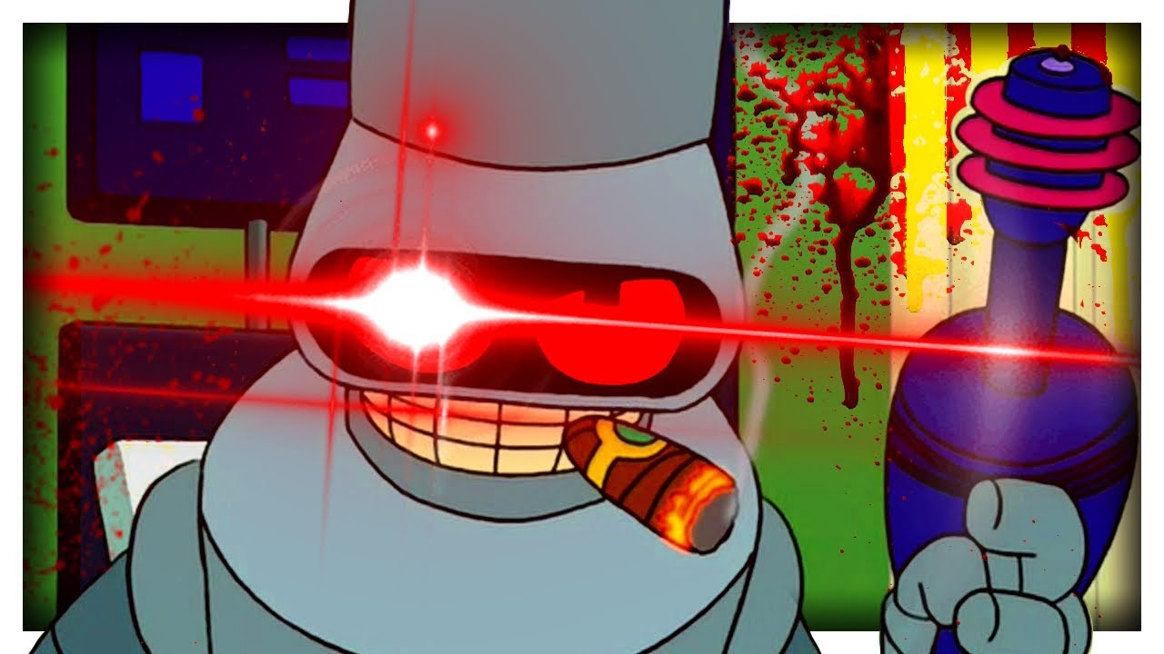 KILLING CARTOON CHARACTERS IS PRETTY SICK | Bender Kills Planet Express ...