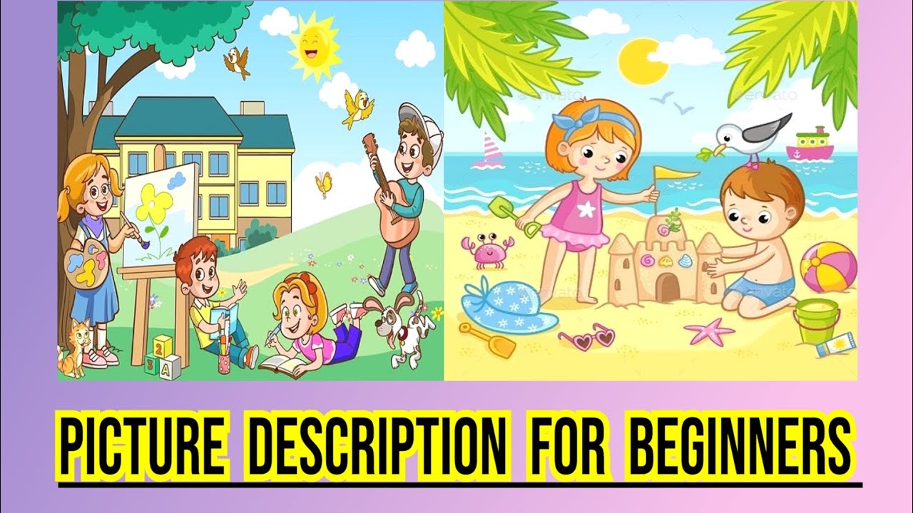 Picture Description | Describe the picture for beginners - YouTube