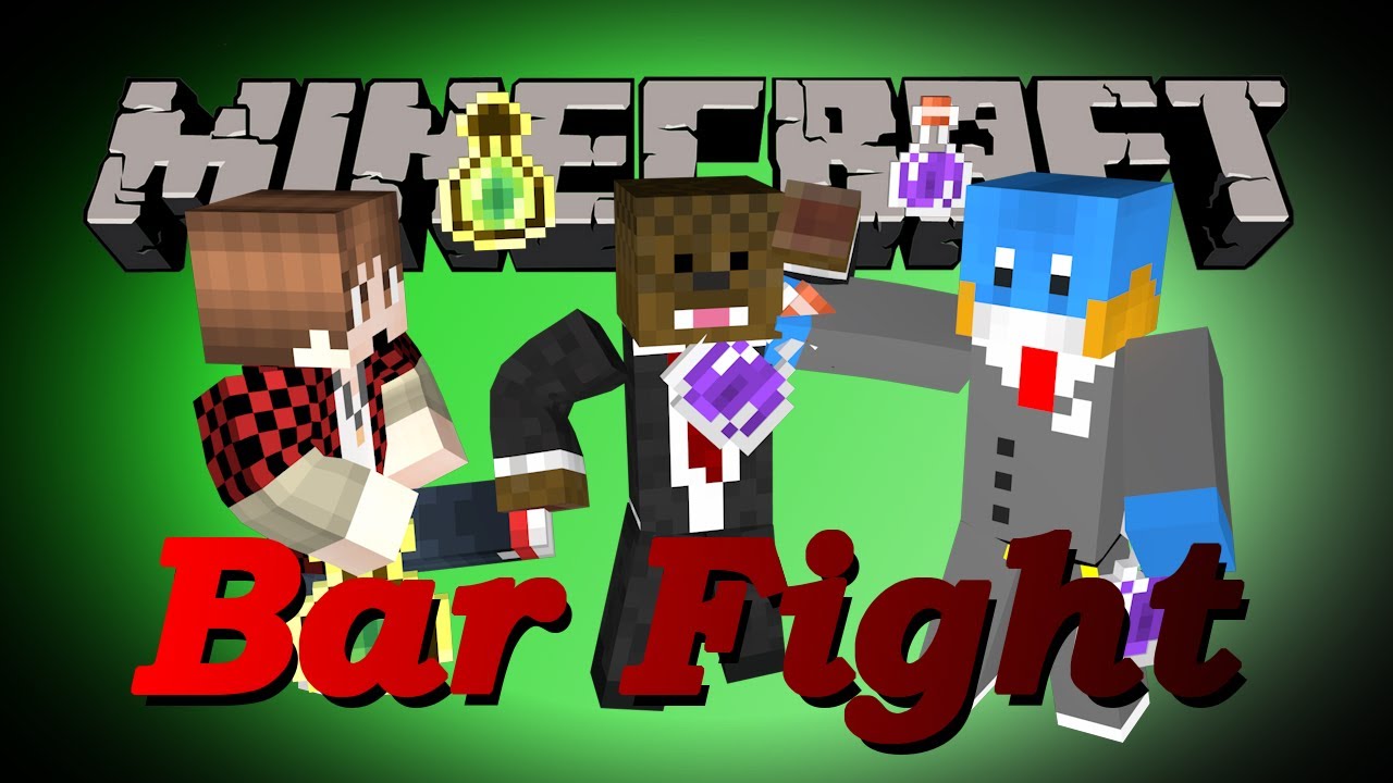 Minecraft Bar Fight MiniGame INSANITY! Sunday Special | JeromeASF - YouTube