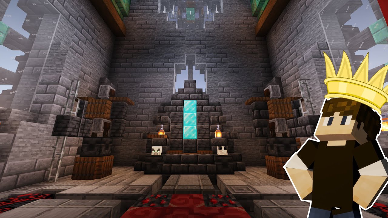 I am KING, Throne Room! Minecraft Survival Let's Play - Episode 20 ...