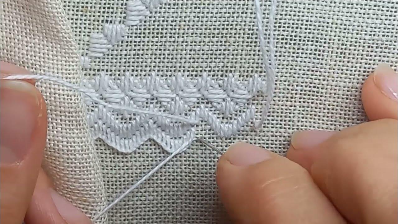 62 Контур доріжки лічильна гладь лангетний петельний шов Youtube