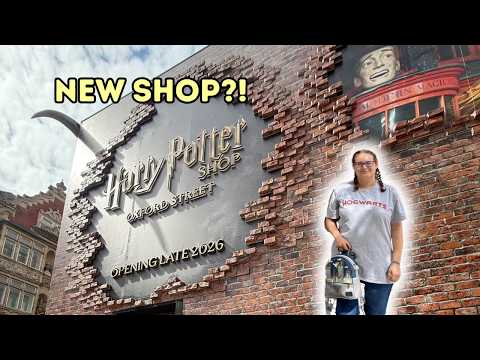 NEW Harry Potter Shop in London?! 👀 25th Anniversary Pop-Up & Merch