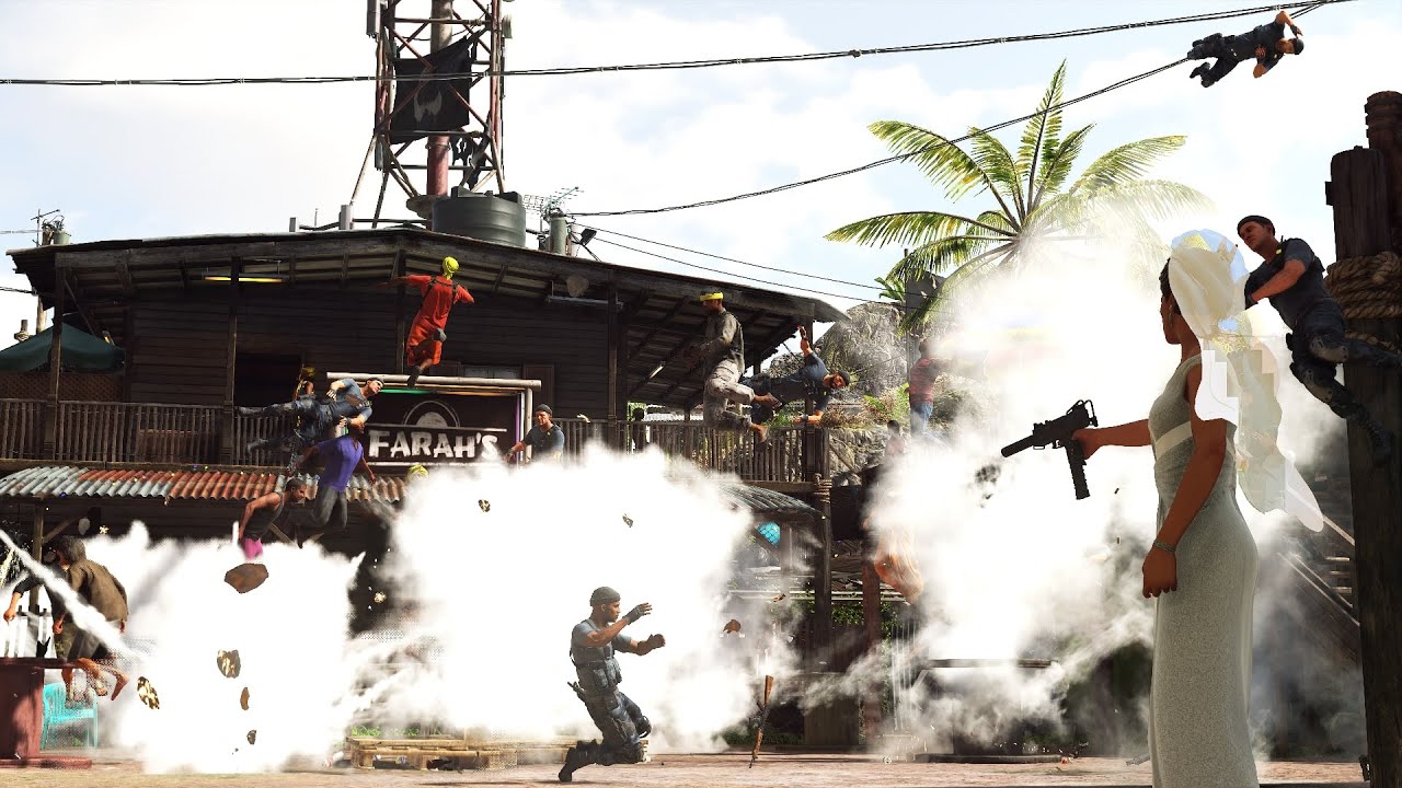 Hitman 3 Ambrose Island Explosive Ammo Kill Eveyone No Gravity - YouTube