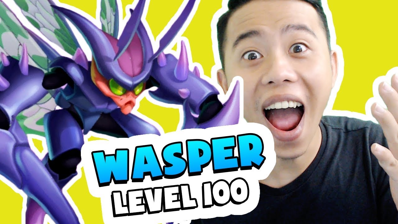 Monster Legends: Wasper legendary level 1 to 100 - Combat - YouTube