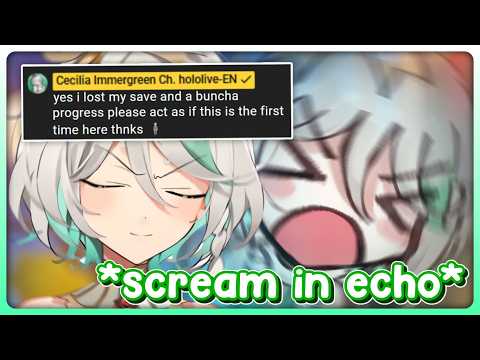 Cecilia Cutely Crashing Out the Entire Stream After Losing Her Save File in Elden Ring