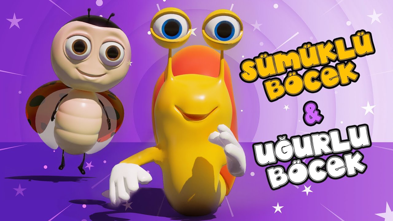 Sümüklü Böcek Duvarda Gezecek | Türkçe Bebek Şarkıları Eğitici Çizgi ...