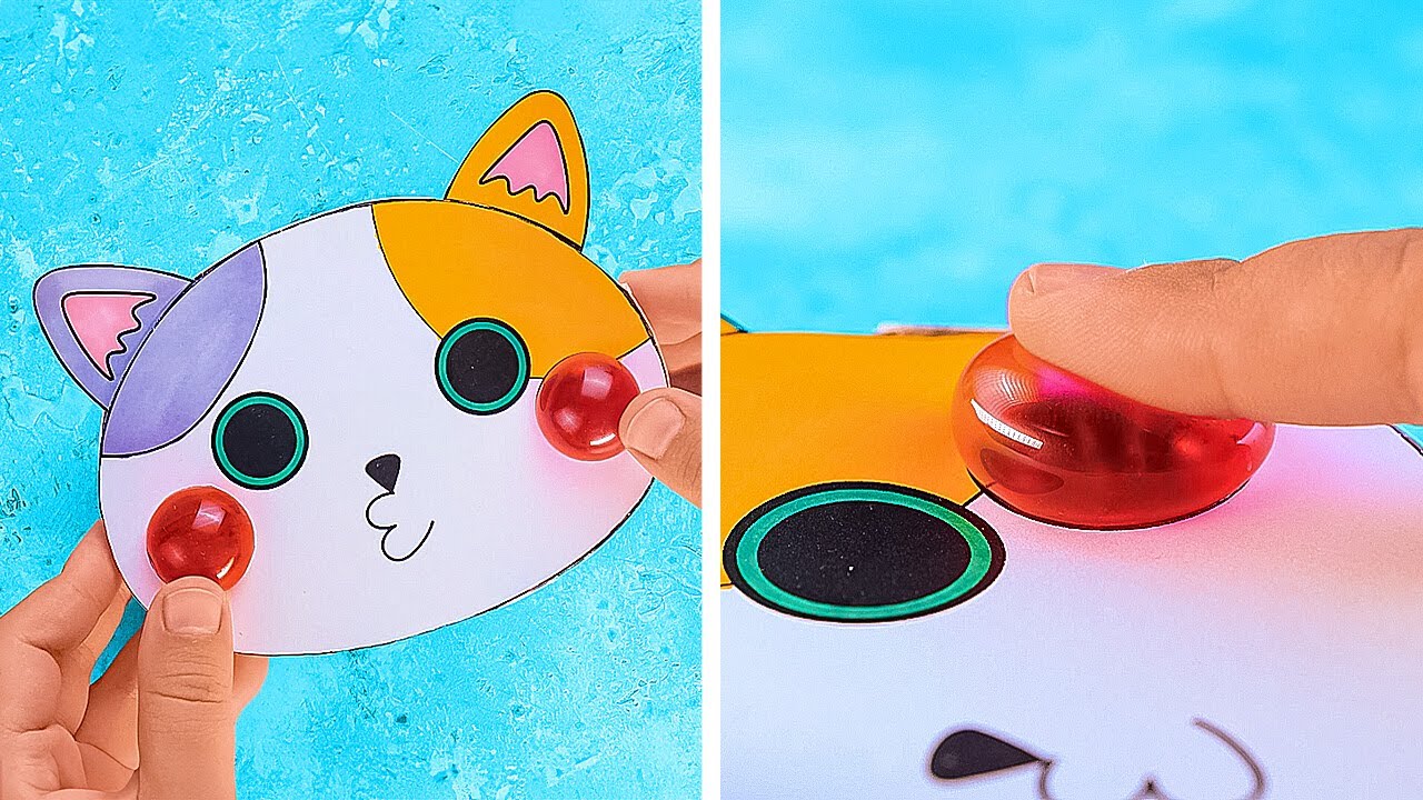 🎨 Bright & Fun Fidget Crafts Using Nano Tape - YouTube