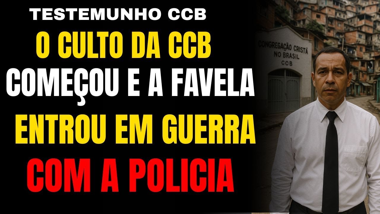 TESTEMUNHO CCB | TIROTEIO NA FRENTE DA CCB NA FAVELA — DEUS PROTEGEU A ...