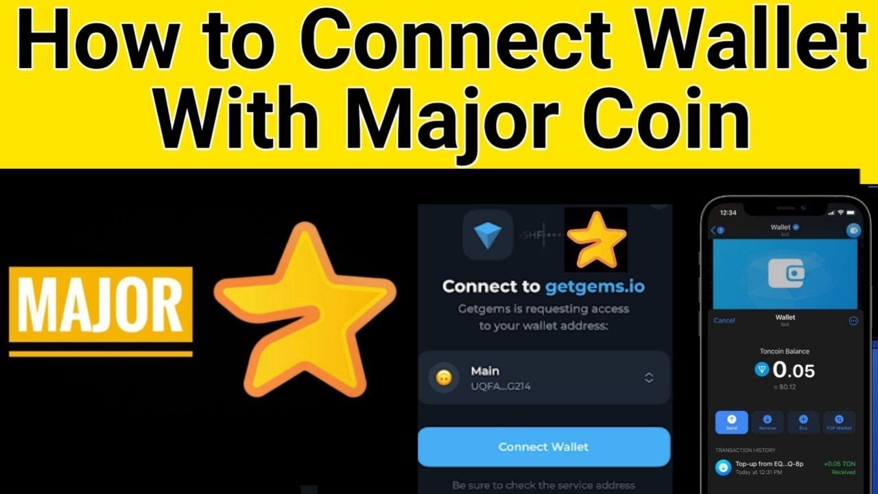 How to Connect Wallet With Major Coin - YouTube