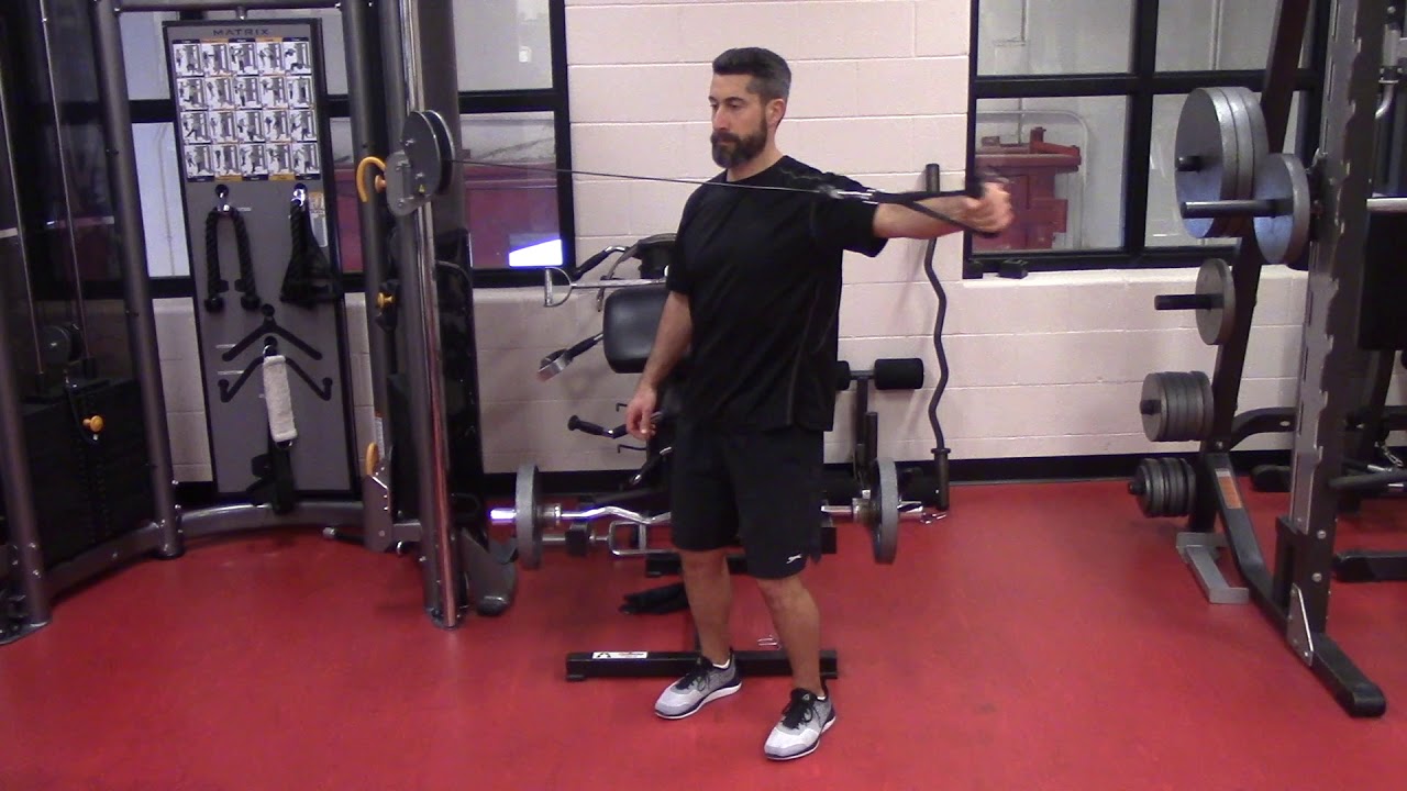 1-Arm Reverse Cable Crossover - YouTube