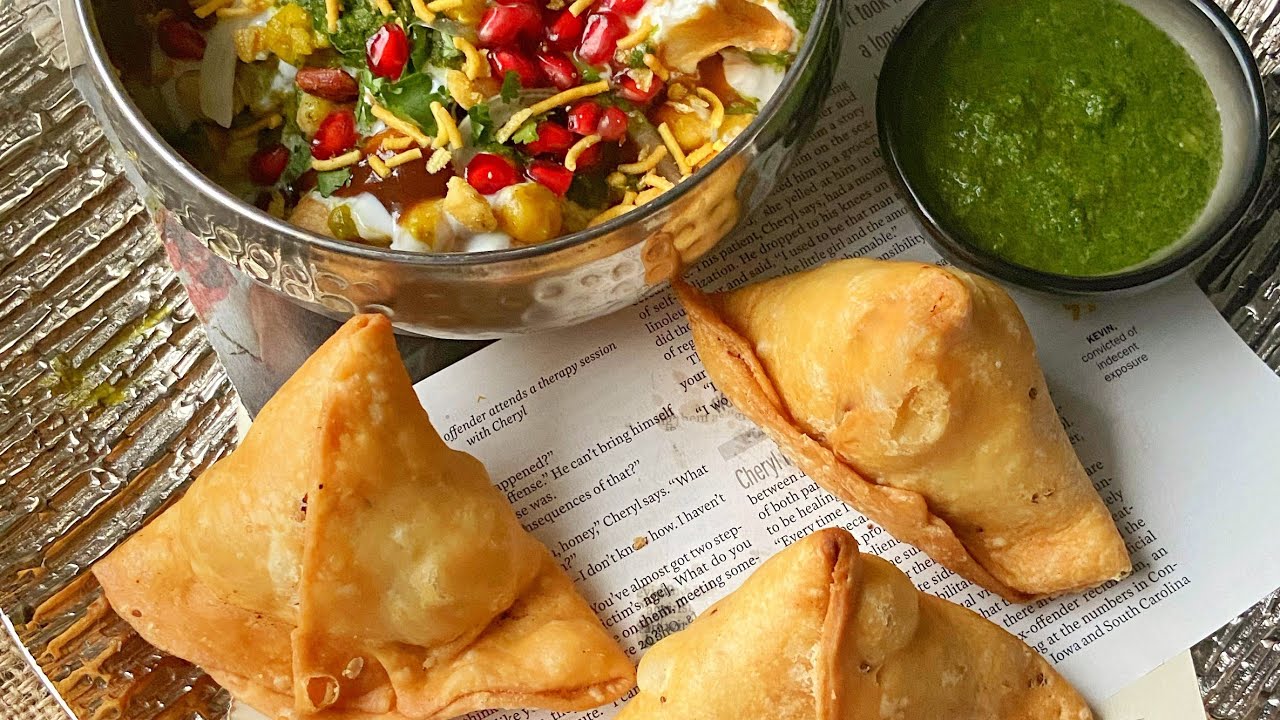 Samosa chanay | samosa chaat | Aloo samosa | Samosa chaat recipe ...