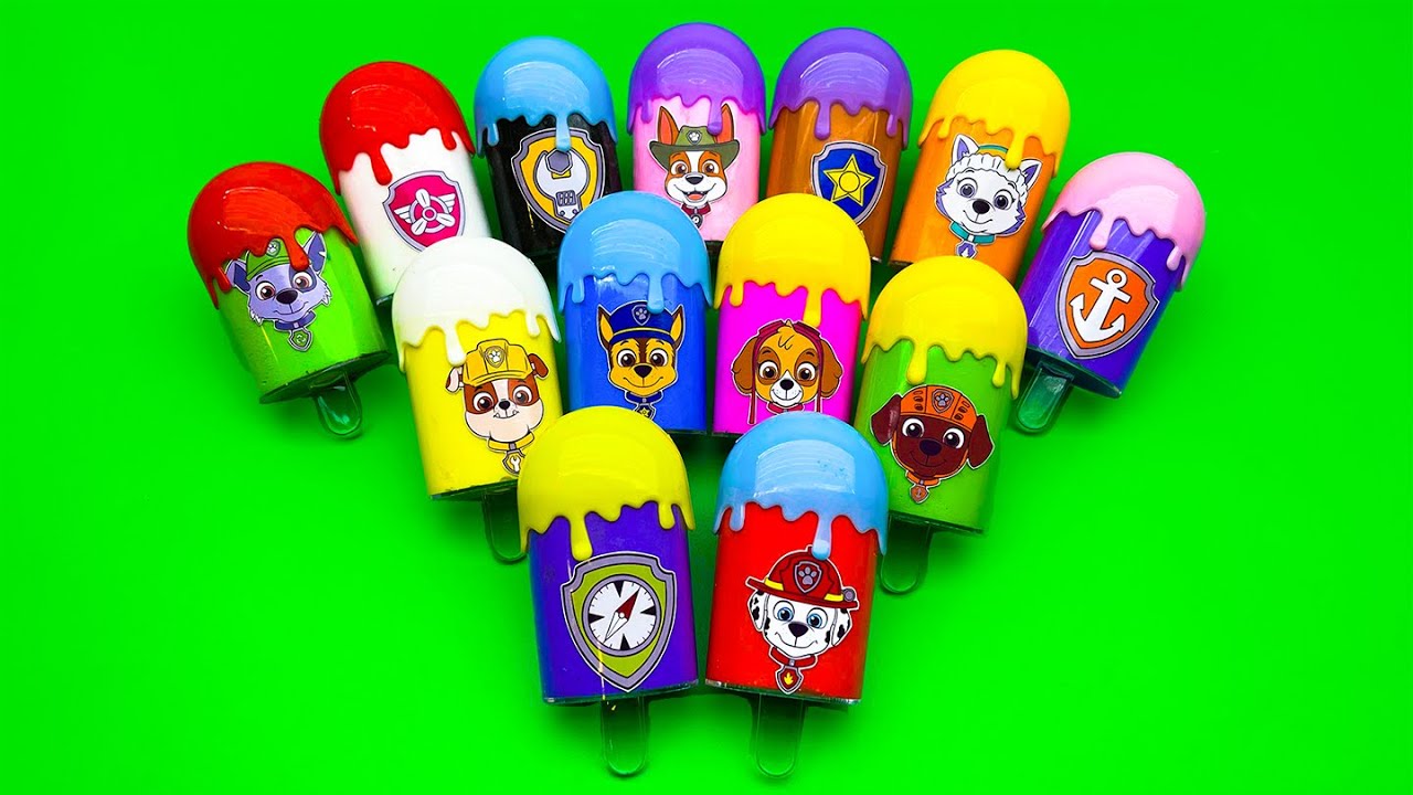 Looking Cocomelon, Paw Patrol, Hogi with All CLAY in Ice cream...Mix ...