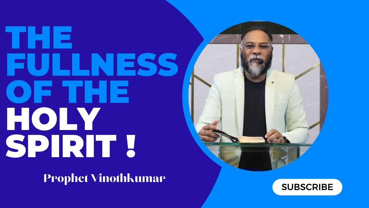 The Fullness of the Holy Spirit! #prophet #holyspirit - YouTube