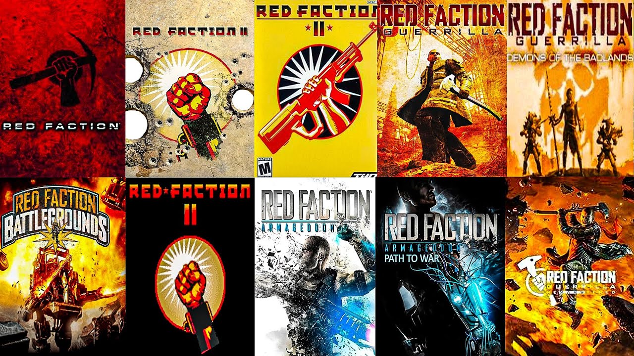 The Evolution of RED FACTION Games (2001-2018) - YouTube
