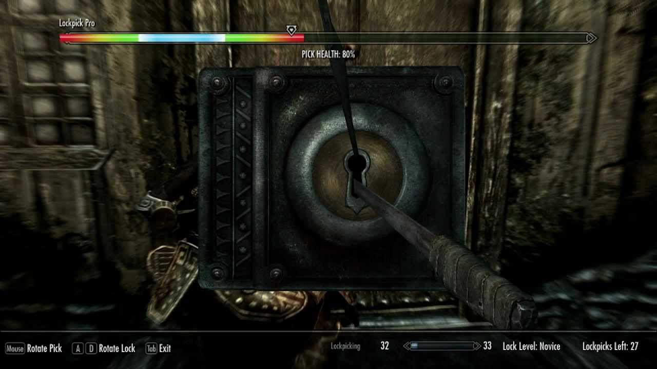 Skyrim - PC Lockpick Compatibility Improvement MoD Spotlight (Lockpick ...