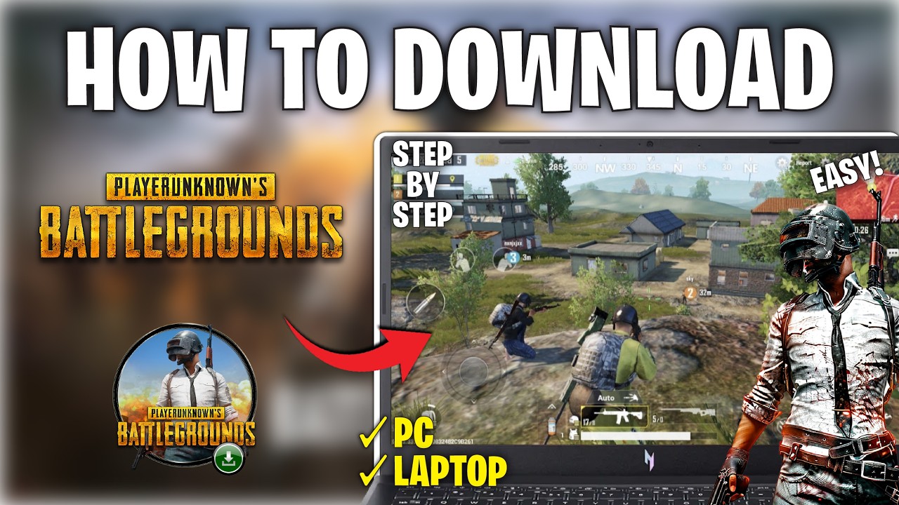 How to Download & Install PUBG Mobile on PC & Laptop | Windows 11,10&7 ...