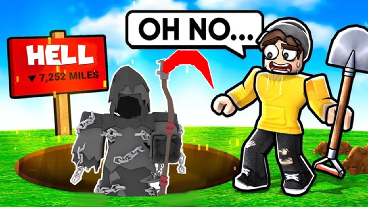 Roblox Digging to Hell: Epic Adventure & Treasure Hunt Unveiled! - YouTube