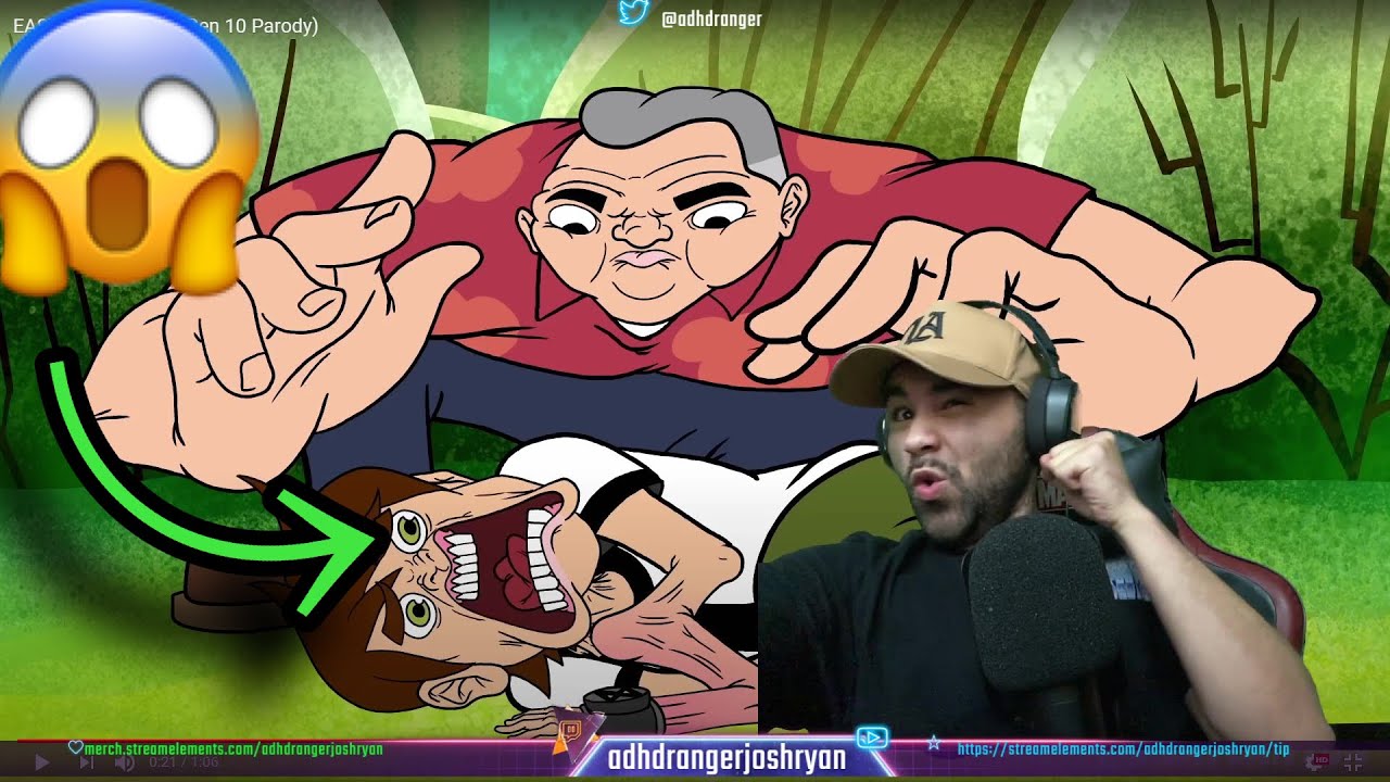 EASY DOWN BEN (Ben 10 parody)@MeatCanyon adhdrangerjoshryan REACTION ...