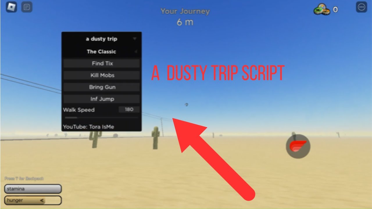 [ ️CLASSIC] a Dusty Trip Script | Get All Tix | Bring gun | kill all mobs & more | 2024 - YouTube